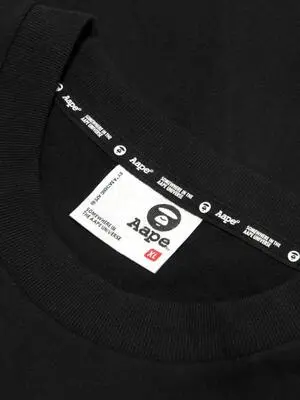 AAPE BY *A BATHING APE Graphic-print Long-sleeve T-shirt - Black