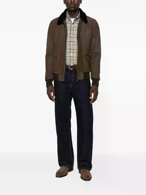 BARBA NAPOLI Check-pattern Button-down Shirt