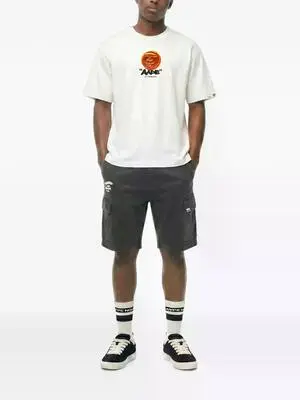 AAPE BY *A BATHING APE Moonface-print T-shirt