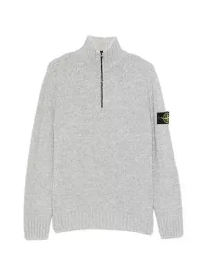 Stone Island Quarter-zip Sweater - Grey