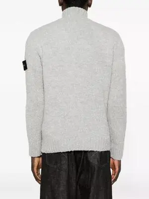 Stone Island Quarter-zip Sweater - Grey