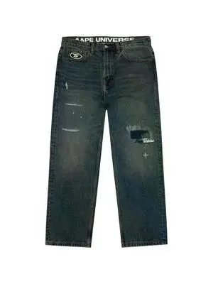 AAPE BY *A BATHING APE Distressed Jeans