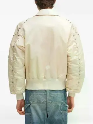 Alpha Industries X Thug Club Stud-embellished Patch Jacket