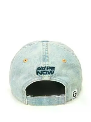 AAPE BY *A BATHING APE Moonface Patch Cap - Blue