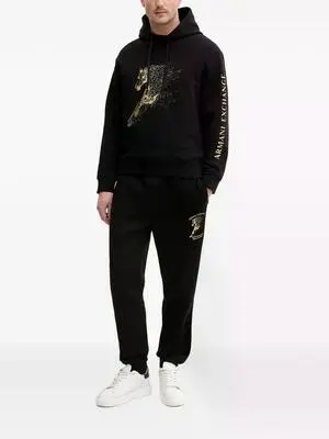Armani Exchange Horse Logo-print Drawstring Track Pants