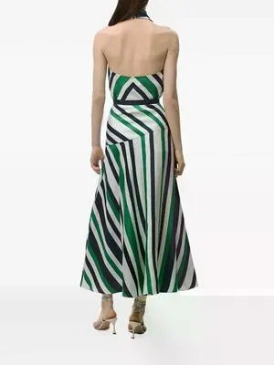 Adam Lippes Cusette Striped Halter Top