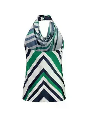 Adam Lippes Cusette Striped Halter Top