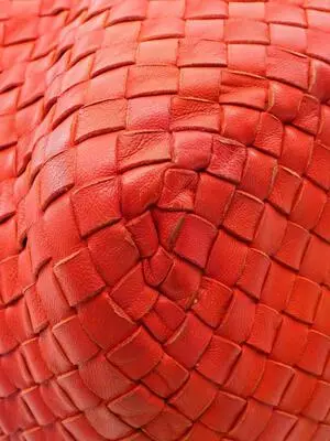 Bottega Veneta 2010-2026 Nappa Intrecciato Tote Bag - Red