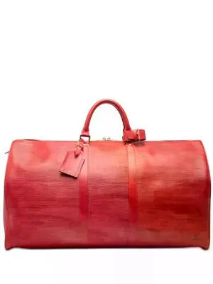 LOUIS VUITTON 1993 Epi Keepall 55 Travel Bag - Red