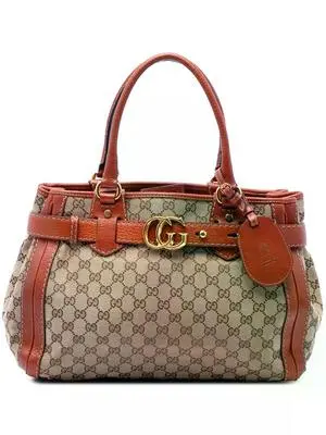 Gucci 2016-2026 Gg Canvas Running Tote Bag - Neutrals