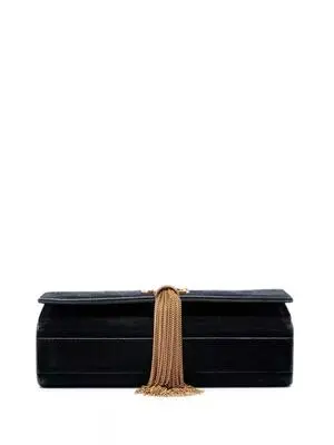 Saint Laurent Suede Monogram Kate Tassel Crossbody Bag
