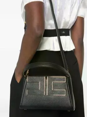 Elisabetta Franchi Logo Plaque Tote Bag