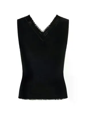 Adam Lippes Ria Fringed-trim Top