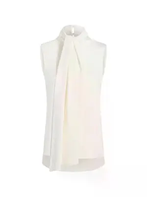 Adam Lippes Swayze Scarf-neck Top