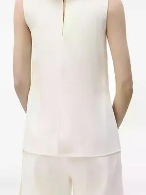 Adam Lippes Swayze Scarf-neck Top