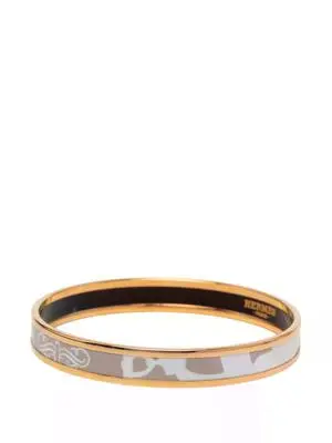 Hermès 2017 Narrow Brides De Gala Tattoo Enamel Bangle 65 Costume Bracelet