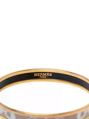 Hermès 2017 Narrow Brides De Gala Tattoo Enamel Bangle 65 Costume Bracelet