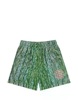 ERIC EMANUEL Tree-bark Print-logo Track Pants