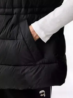 Karl Lagerfeld Quilted Logo-patch Gilet