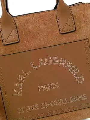 Karl Lagerfeld Small K/daily Logo-patch Tote Bag