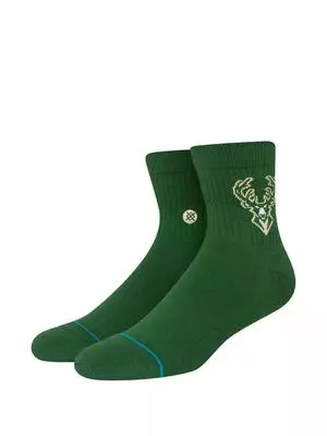 Stance X Nba Milwaukee Bucks Embroidered Socks - Green