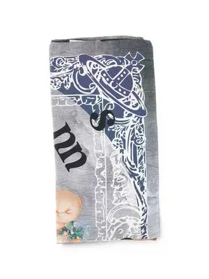 VIVIENNE WESTWOOD Primavera Cherubs Scarf - Grey