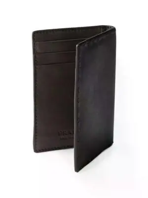 Prada Antiqued Leather Card Holder