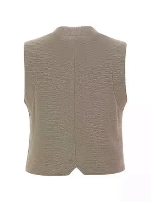 BOB Microtextured Button-up Waistcoat