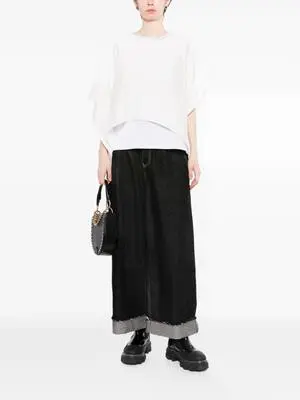 Sacai Layered Design Crew Neck Top