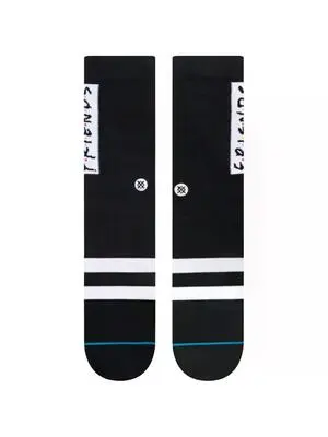 Stance Friends Stripe-detail Socks - Black