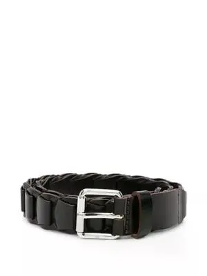 LEMAIRE Woven Link Belt - Brown