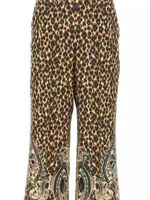 Etro Leopard-print Trousers