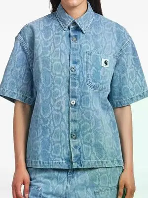 Carhartt Work In Progress Snake Lovilia Denim Shirt