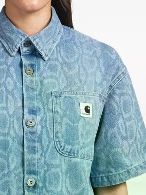 Carhartt Work In Progress Snake Lovilia Denim Shirt