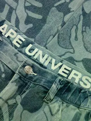 AAPE BY *A BATHING APE Camouflage Print Jeans