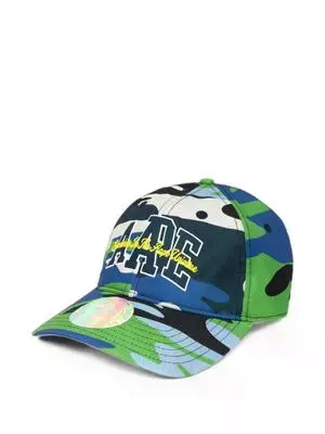 AAPE BY *A BATHING APE Logo Camouflage Baseball Cap