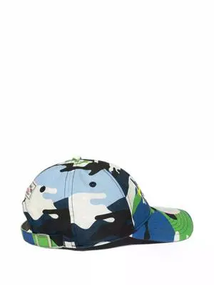 AAPE BY *A BATHING APE Logo Camouflage Baseball Cap