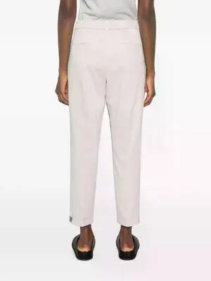 Peserico Cropped-leg Trousers With Turn-up Hems
