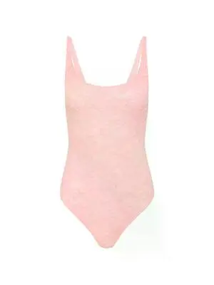 The Upside Pointe Scoop-neck Bodysuit - Pink