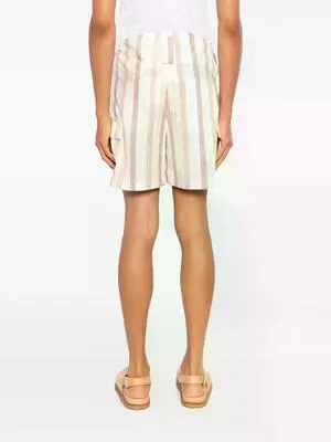 YOUNG N SANG Striped Cargo Shorts