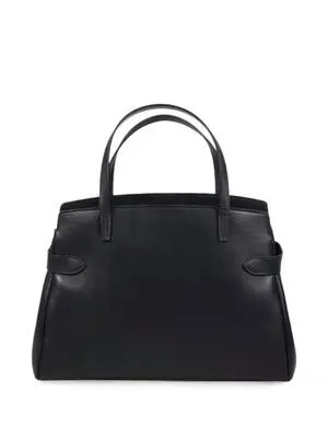 HIDESINS Lullaby Buckled Leather Tote Bag - Black