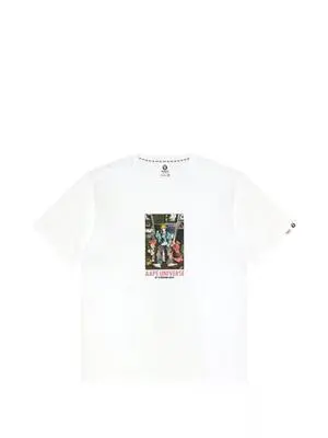 AAPE BY *A BATHING APE Graphic-print T-shirt - White