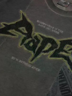 AAPE BY *A BATHING APE Graphic-print Panelled T-shirt