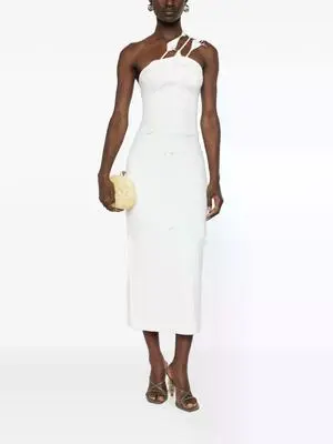 Cult Gaia Jilly Knit Midi Dress - White