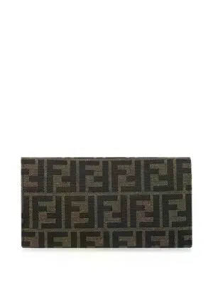 Fendi Tube Continental Logo Chain Wallet