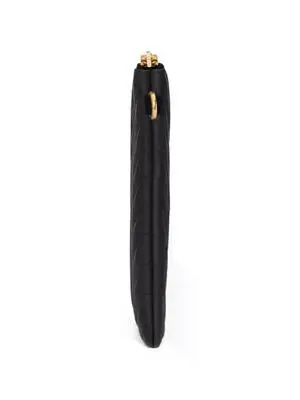 Saint Laurent Cassandre Matelassé A5 Pouch In Leather