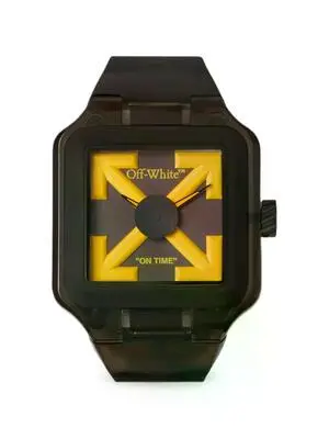 Off-White Proto 01 Squared Case 45mm Watch - Yellow