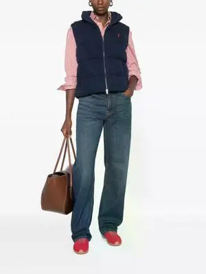 Polo Ralph Lauren Cable-knit Padded Gilet - Blue