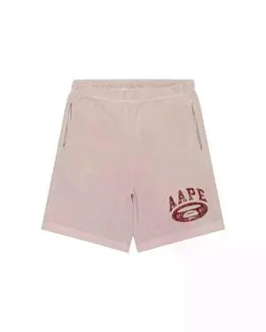 AAPE BY *A BATHING APE Moonface-patch Shorts - Pink