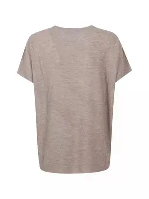Fabiana Filippi Short Sleeve Sequin Embellished Top